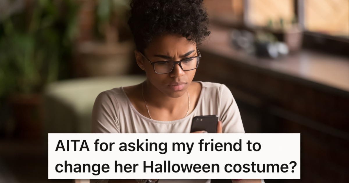 Woman Tells Friend Her Halloween Costume Is Inappropriate And Asks Her ...