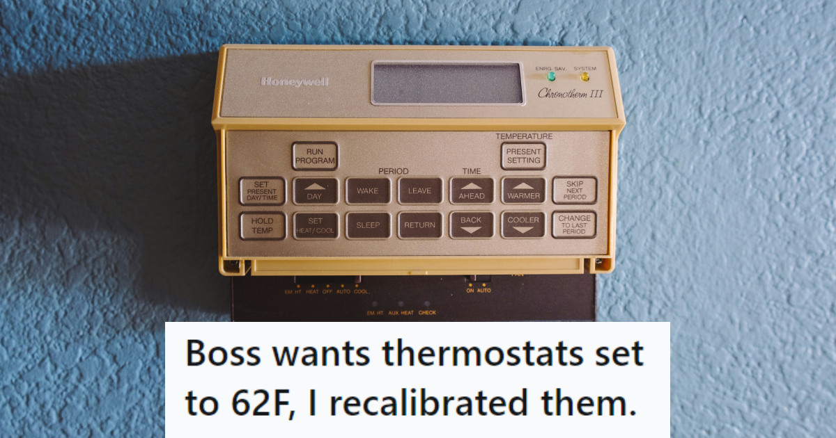 Controlling Boss Demands A Freezing Office, So This Employee ...