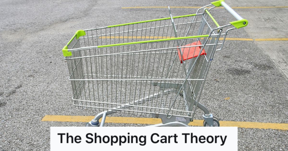 Entitled Lady Left Her Shopping Cart On Another Customer’s Parking Spot ...