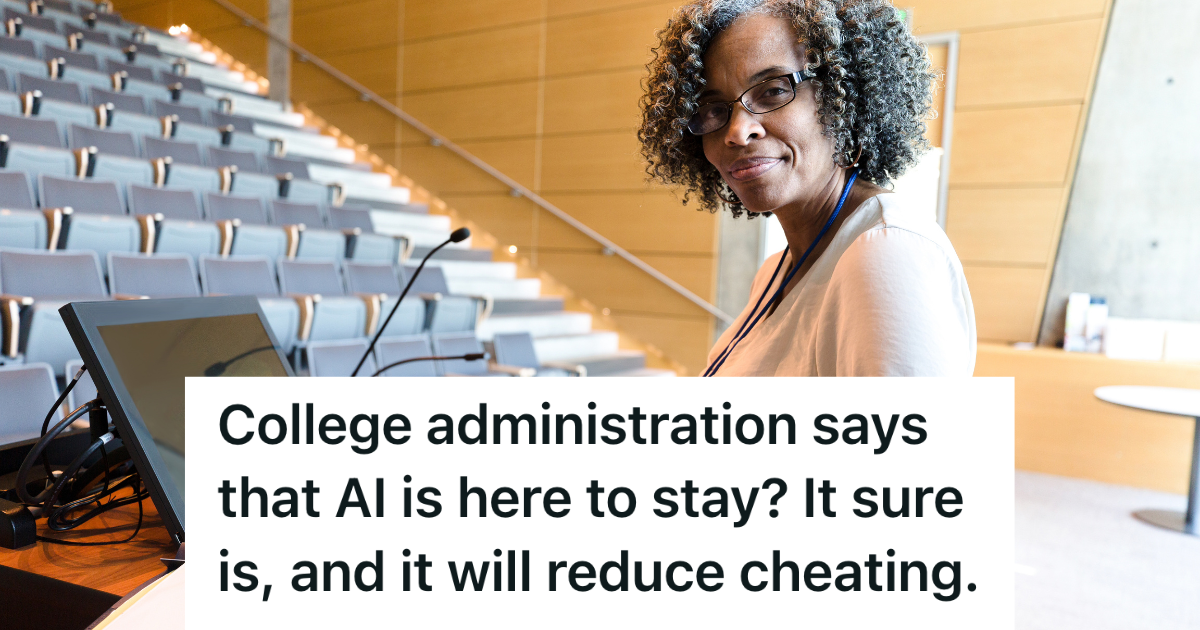 College Administrator Demands Professor Adapt To Modern AI Tools, So ...