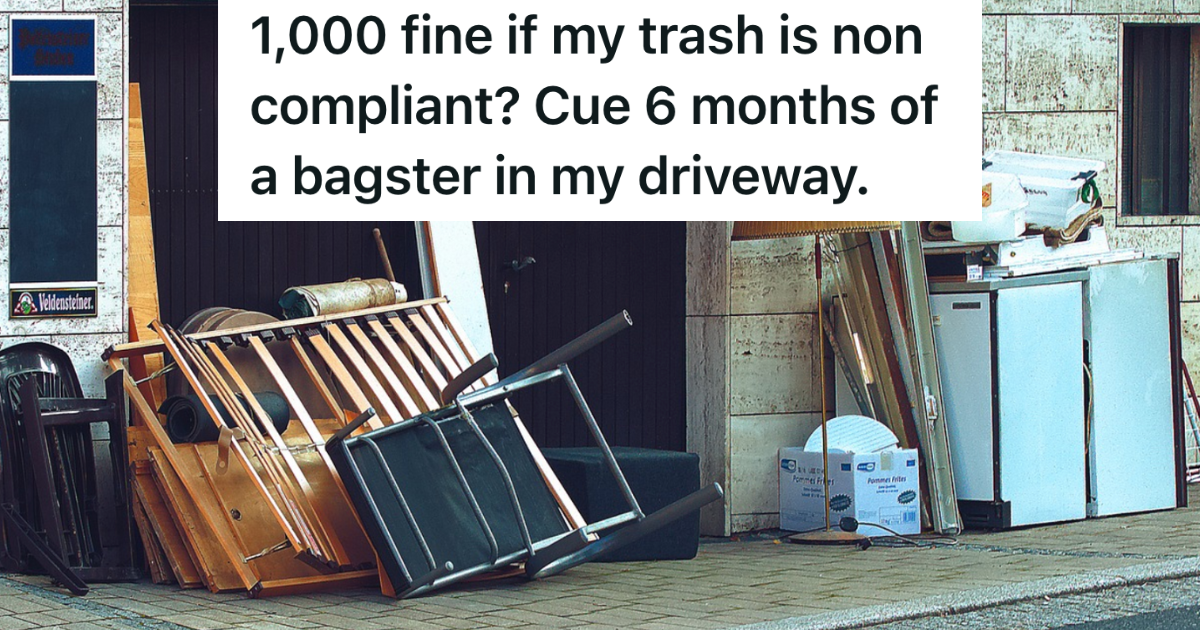 Neighbors Complained About The Bulky Trash Items In Another Neighbor’s ...