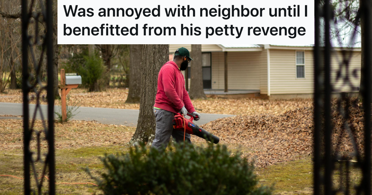 His Neighbor Was Using His Leaf Blower At Night While He Was Trying To ...