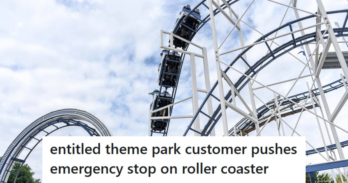 Entitled Teen Forces A Shutdown When He Pushes The Emergency Stop On A ...