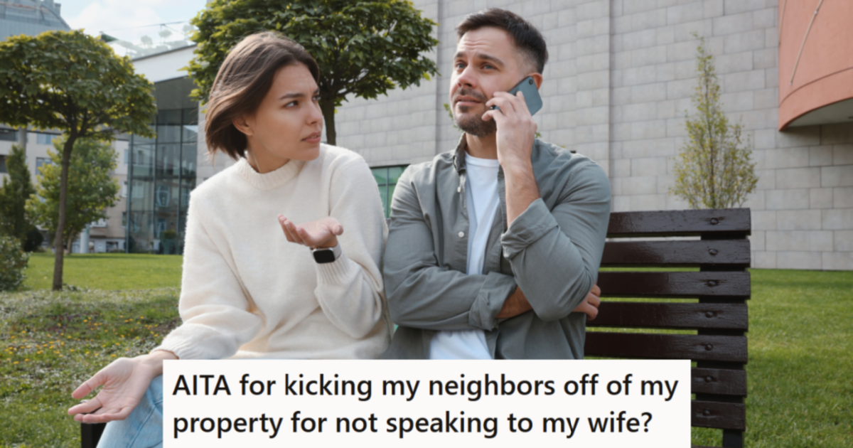 After His Neighbors Ignored His Wife And Wouldn’t Explain Why, He Told ...