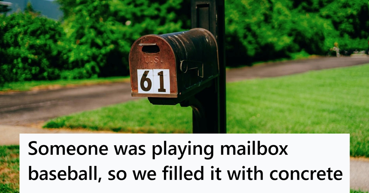 Teenagers Destroyed Their Mailbox Multiple Times, So They Filled It ...
