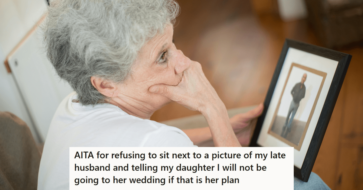 Her Daughter Wants Her To Sit Next To A Picture Of Her Late Ex-Husband ...
