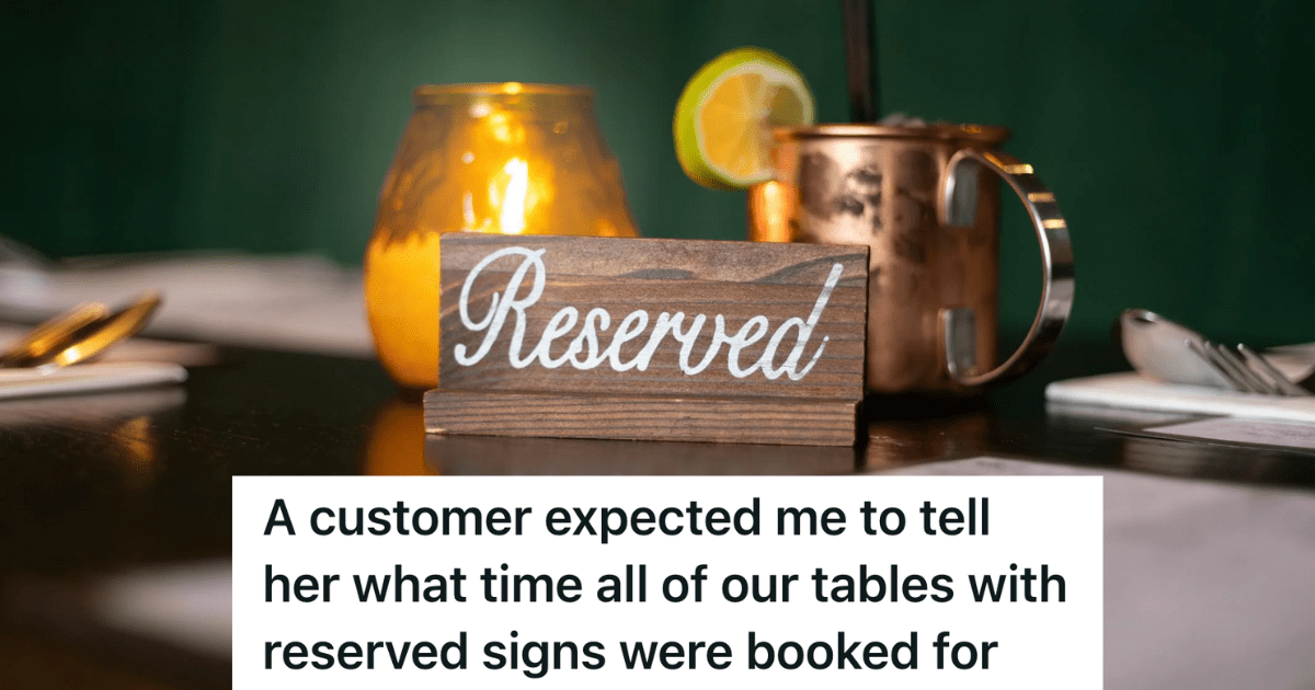 Waiter Had To Deal With A Customer Who Was Known For Being Difficult ...