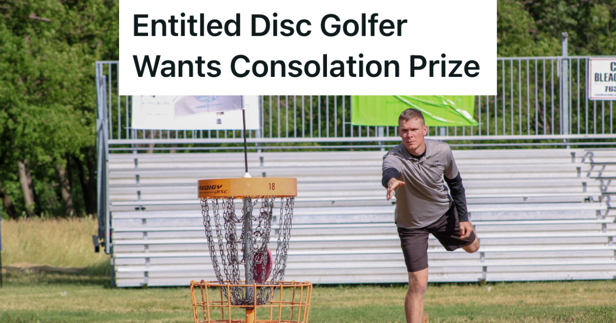 When Two Disc Golf Players Tie For Third Place, They Compete Again To ...