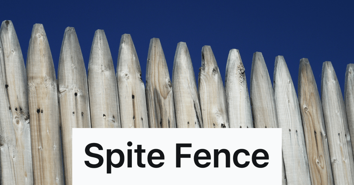A Neighborly Feud Over Vegetation Escalated Into A Fence War, But A New ...