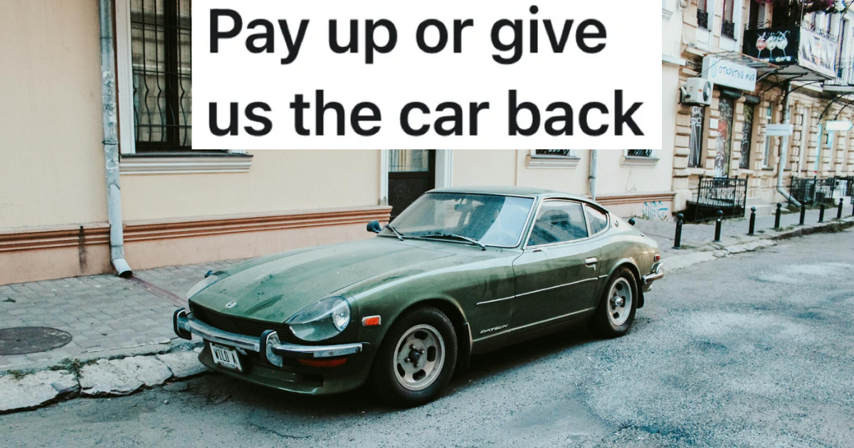 Bank Tells College Kid To Make His Car Payments Or Give Them The Car ...