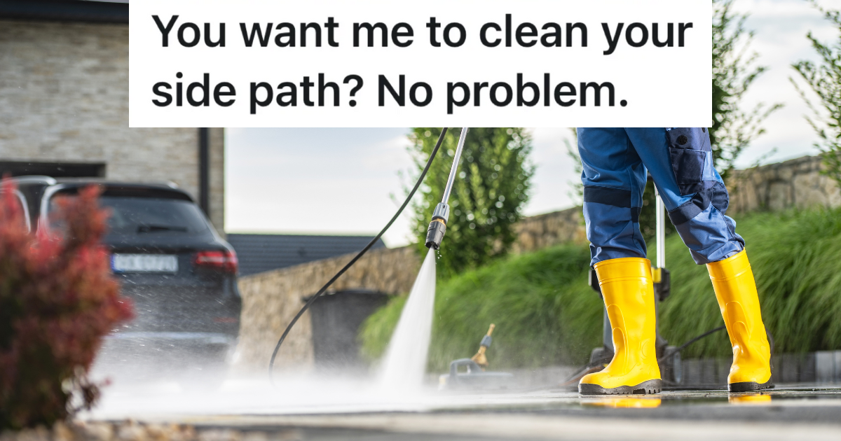 Rude Homeowner Asks A Neighbor To Clean A Pathway, So They Do It Just ...