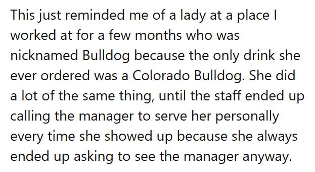 Woman Complains Each Time She Comes Into A Restaurant To Get A Free ...