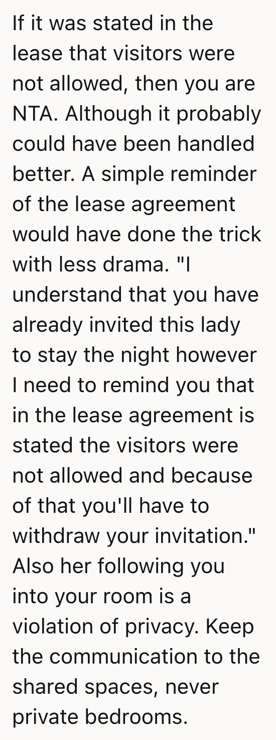 Her Friends Broke The No-Guest Rule By Bringing A Stranger Into Her ...