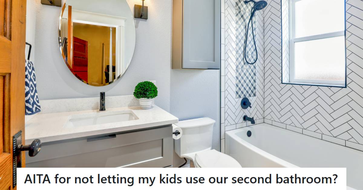 Father Bans Kids From Main Bathroom After Disagreement With Wife Over ...