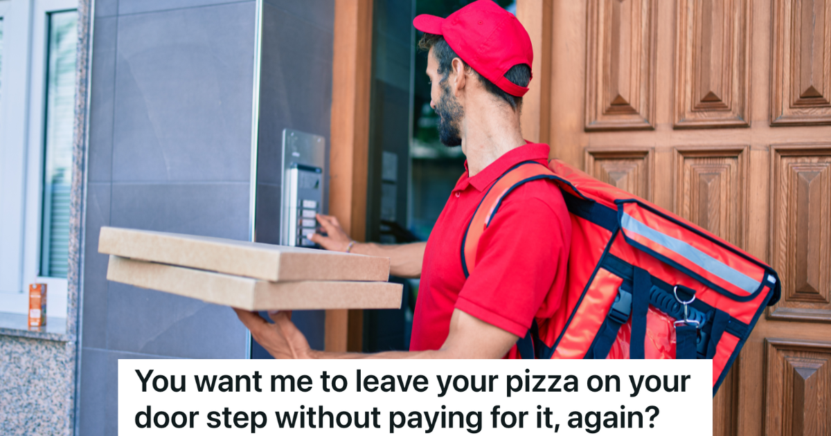Pizza Delivery Guy Delivered A Pizza To A Family That Wasn’t Home When ...
