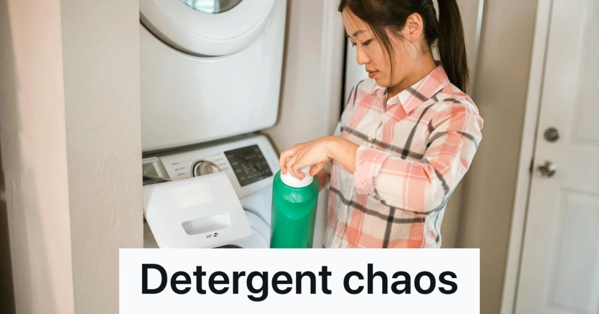 Someone Kept Using Her Laundry Detergent Even Though It Was Clearly ...