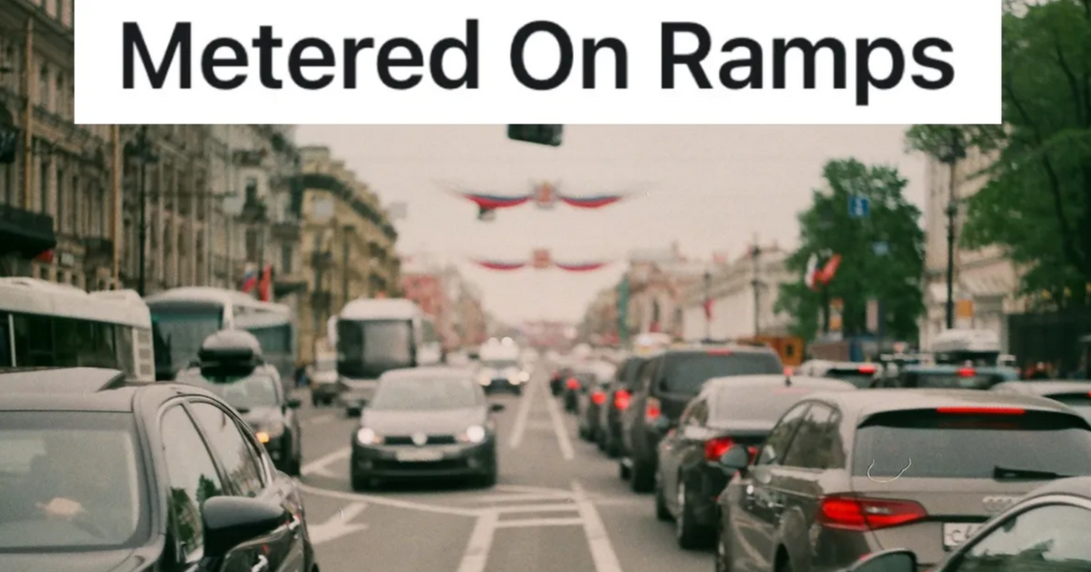 Metered Ramps Caused A Lot Of Unnecessary Traffic, So One Man Made A ...