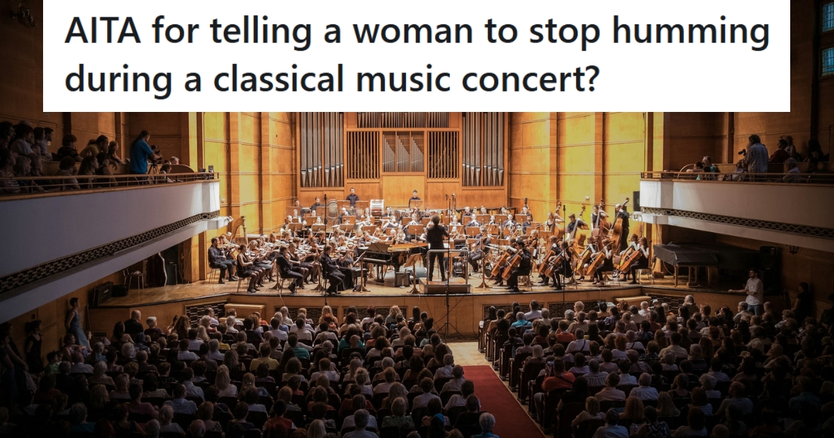 Rude Woman Kept Humming And Singing Along During A Classical Music ...