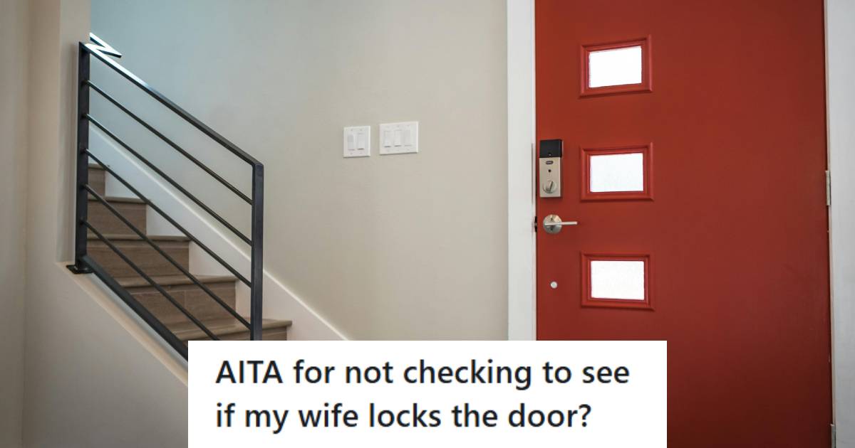 Husband Locks The Door When He Comes Inside, But His Wife Forgets To ...