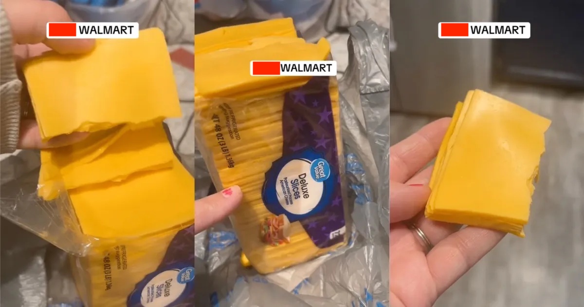 Walmart Shopper Wasn’t Impressed With The Great Value Cheese She Bought ...