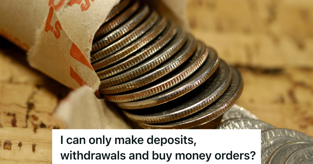 Bank Customer Wanted To Get Quarters To Use At The Vending Machine, But ...