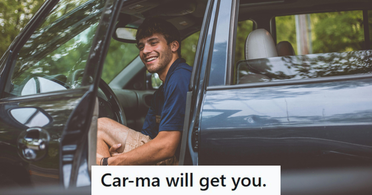 Annoying Stranger Blocked This Guy’s Car While Leaving The Engine On ...