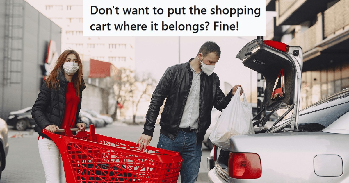Rude Grocery Store Customer Left Her Shopping Cart In The Middle Of A ...