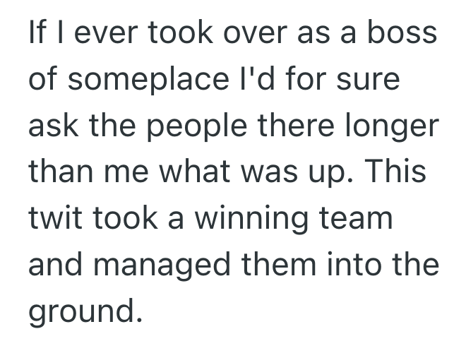 His Department Was Super Successful, But When A New Supervisor Turned ...
