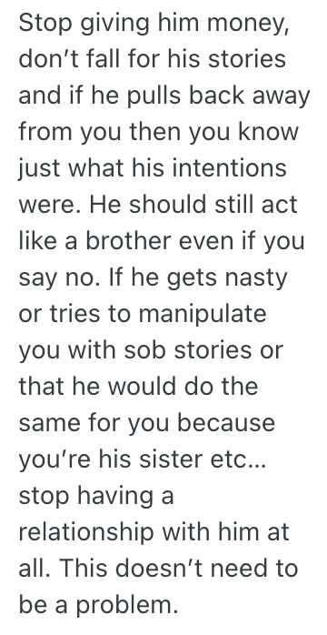 Her Irresponsible Brother Knows She Got A Lump Sum Of Money, But She ...