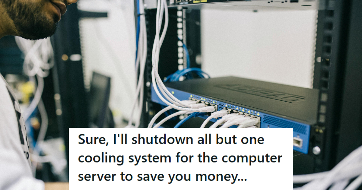 College Dean Ordered Staff To Shut Down Server Cooling Systems To Save ...