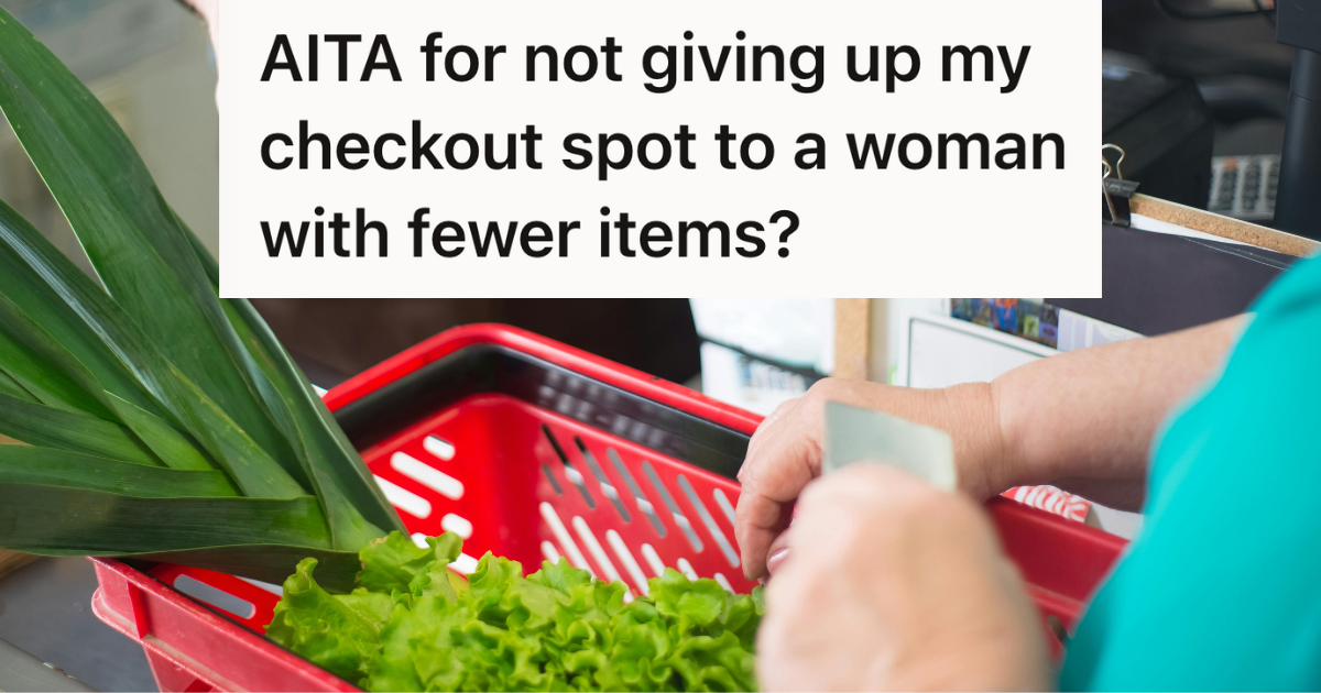 Grocery Customer Didn’t Let Another With Fewer Items Go Ahead Of Them ...