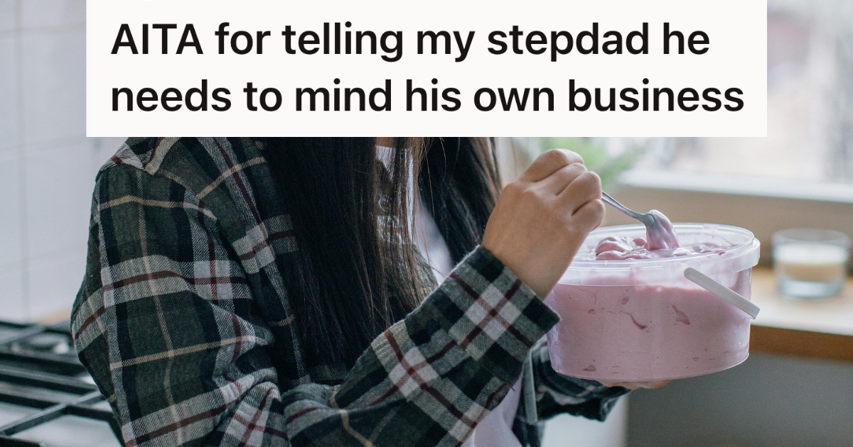 Grieving Teenager Found Solace In Eating Ice Cream, But Her Stepdad ...