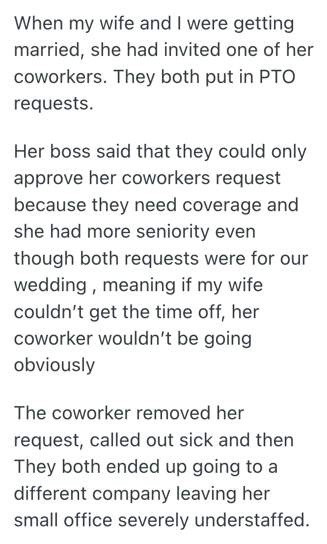 Rigid Manager Denied Flexible PTO In The Name Of Fairness, So One ...