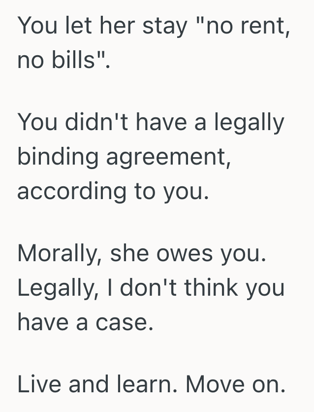She Let A Friend Live With Her Rent Free, But When She Stayed Much ...