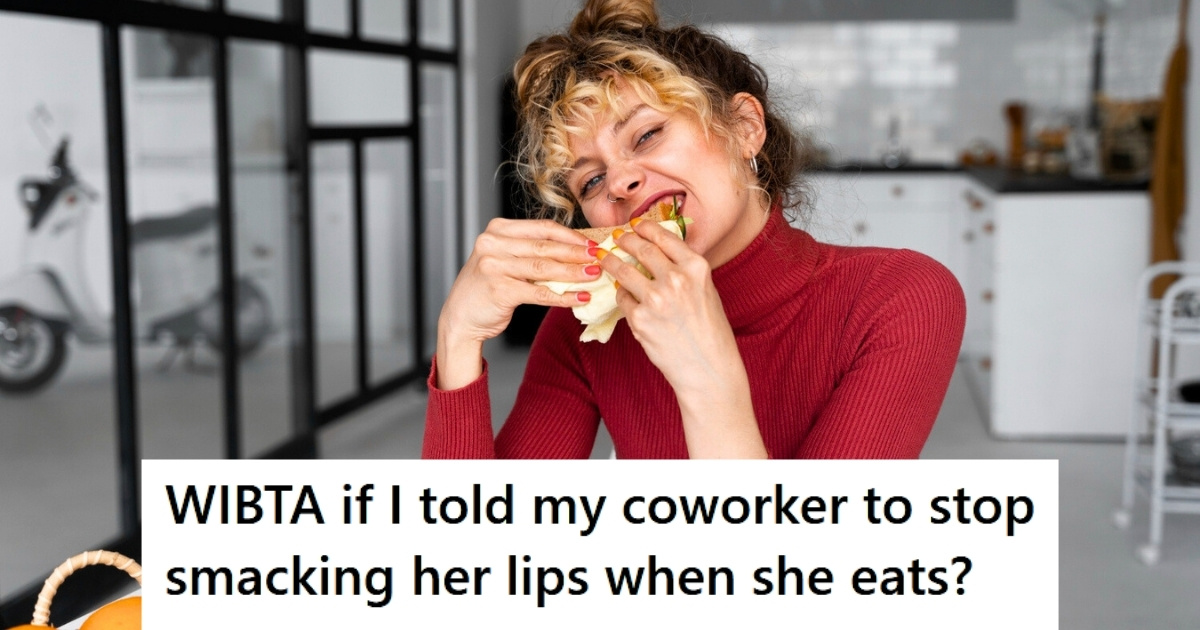Woman’s Nice Coworker Keeps Lip-Smacking While Eating And It’s Driving ...