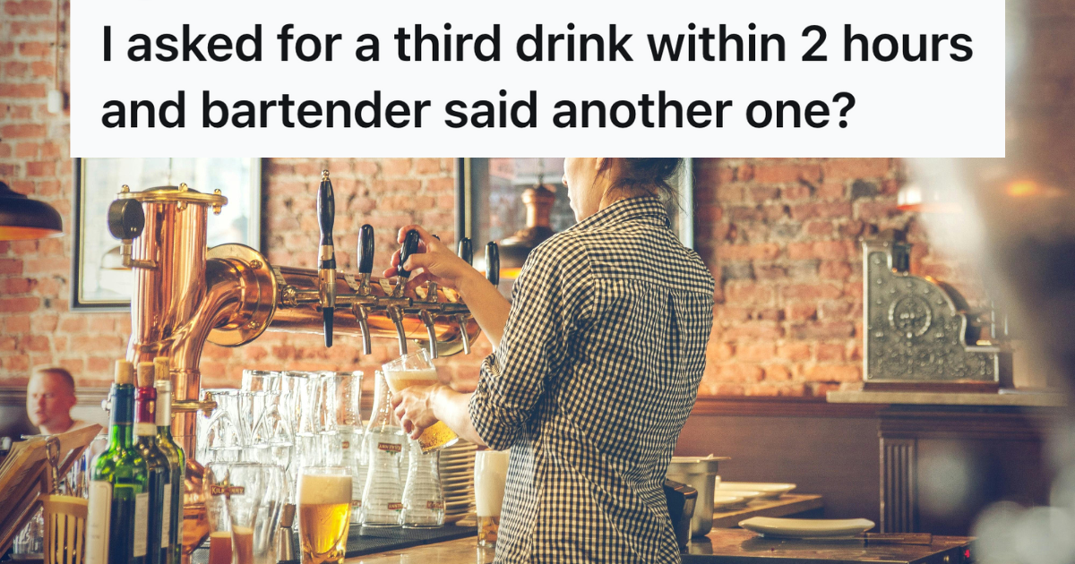Patron Was Ready To Tip Big For Great Service, But The Bartender’s ...