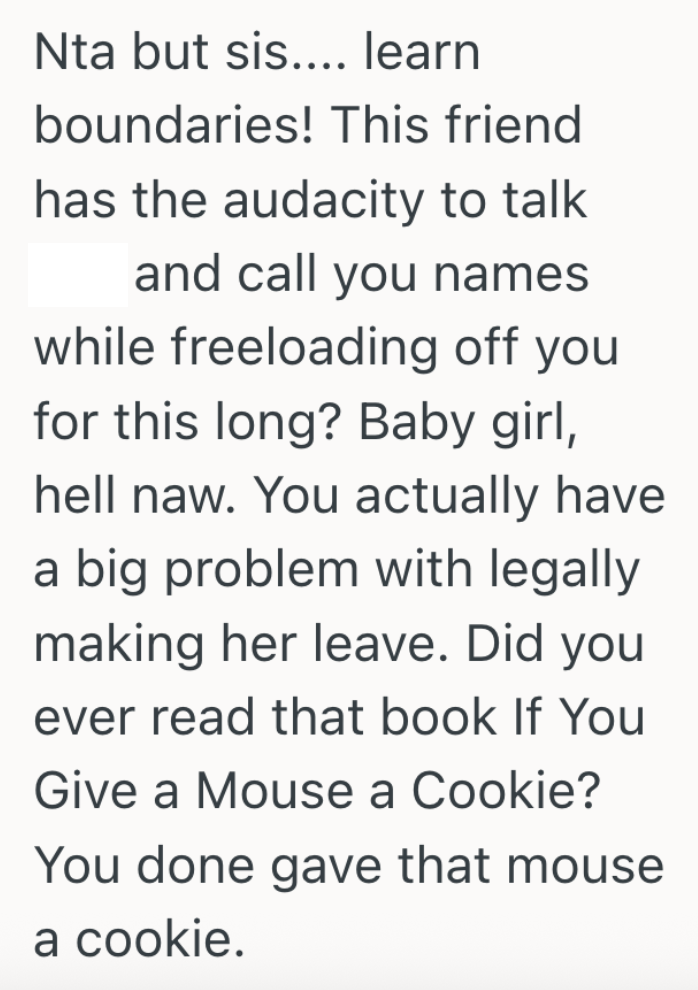 Generous Friend Lets Rude Woman Overstay Her Welcome And Allows Bad ...