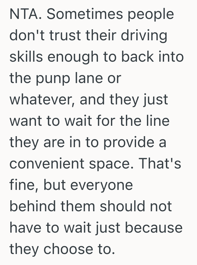 Drivers Wait In Line At A Gas Station, But When There’s An Open Pump ...