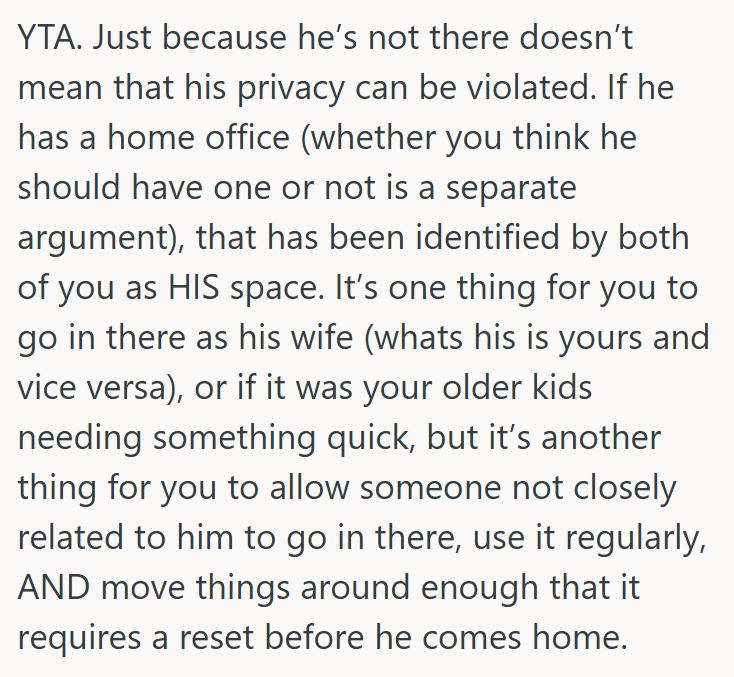 Wife Let Her Sister Use Her Husband's Office While He Was Out Of The ...