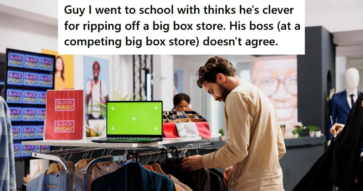 Guy Thinks He Outsmarted The System By Stealing From A Big Box Store ...