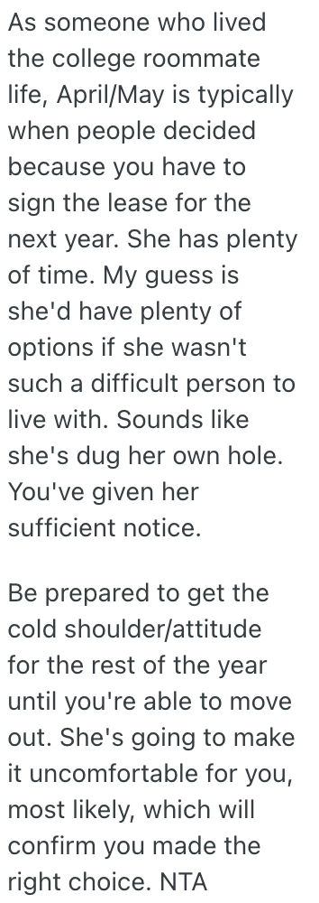 She Can’t Stand Living With Her Roommate, So She Told Her She’ll Be ...