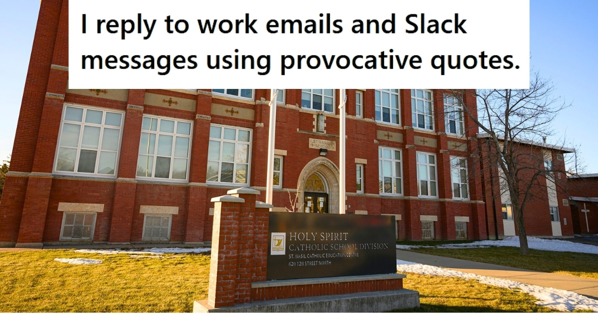 Teacher Was Being Bullied By Her Coworkers At A Religious School, So ...