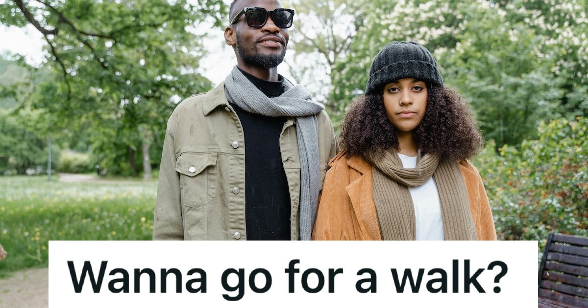 Grumpy Boyfriend Decides To Trick Partner Into Lengthy Walk, But It ...