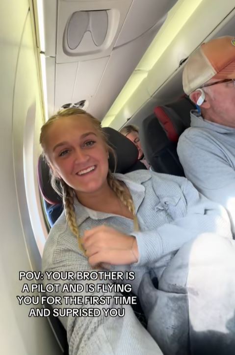 Watch This Heartwarming Video Of A Sister On A Flight Where Her Brother ...