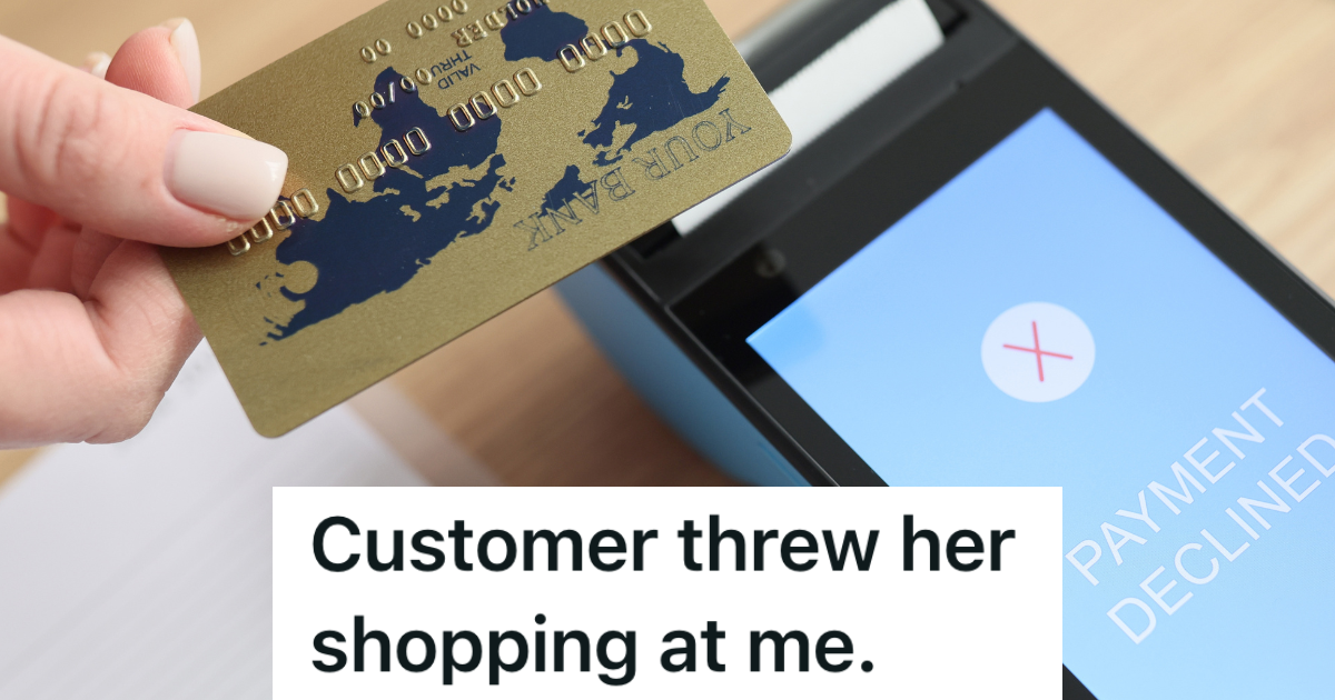 Credit Card Reader Declines Customer’s Payment, So She Forcefully ...