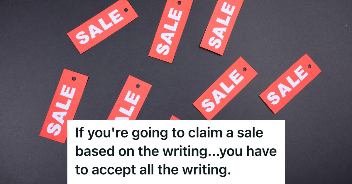 Customer Tried To Claim An Expired Sale As False Advertising, But One ...