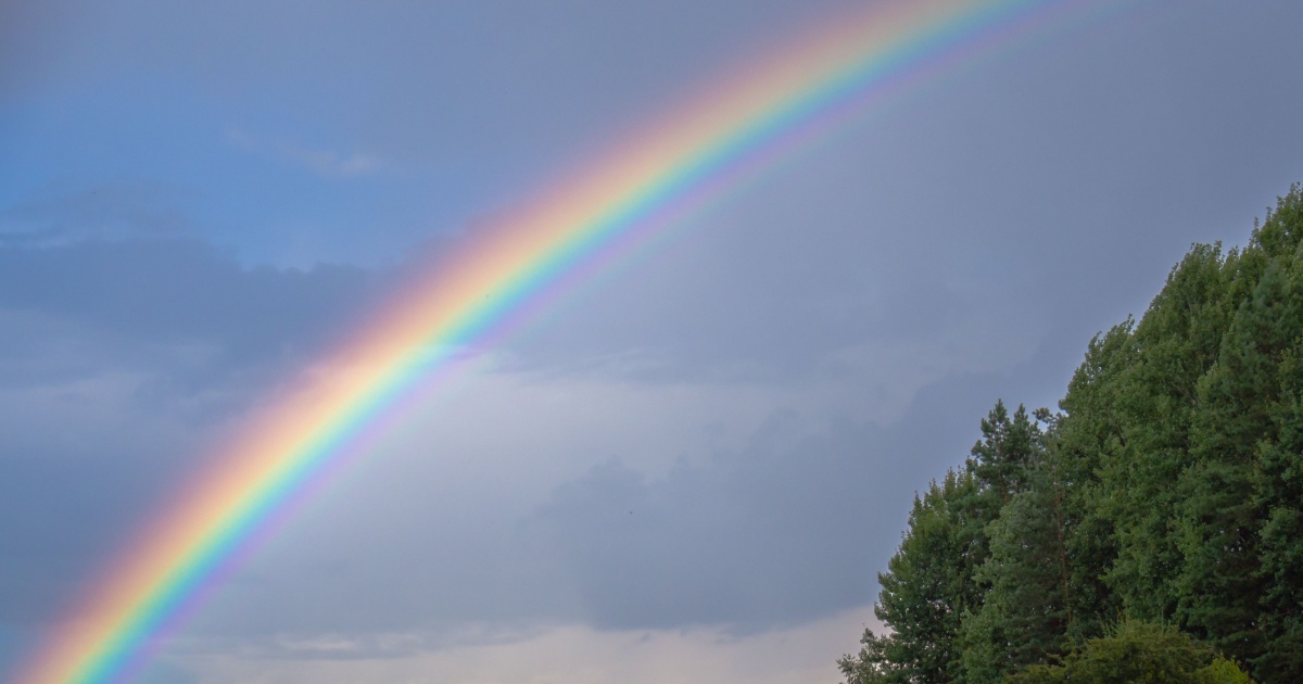Red Rainbows Occur In Rare Situations When The Sunlight Is Refracted In ...