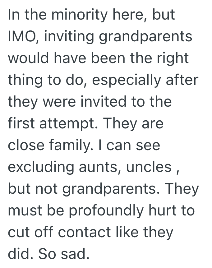 His Mom Said She Won't Attend His Daughter's Wedding Reception Because ...