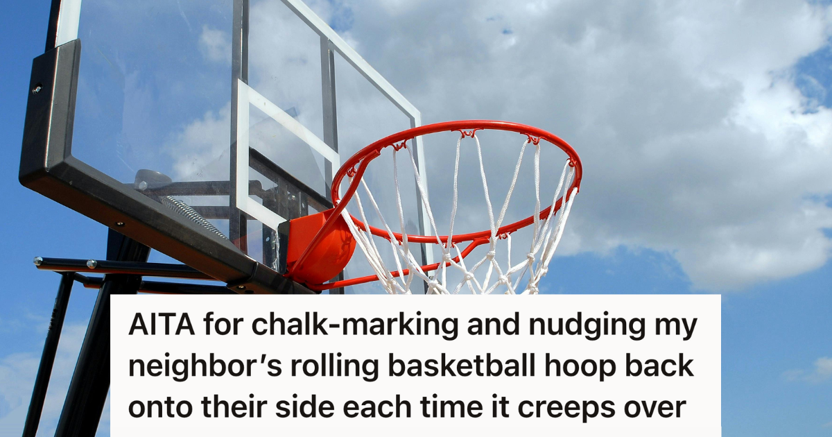 His Neighbor Let His Kids’ Basketball Hoop Drift Into His Driveway ...