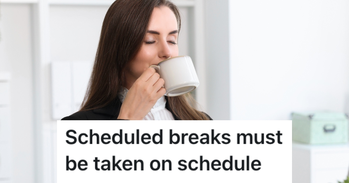 A Worker’s New Manager Insisted They Needed to Take Breaks on a Strict ...
